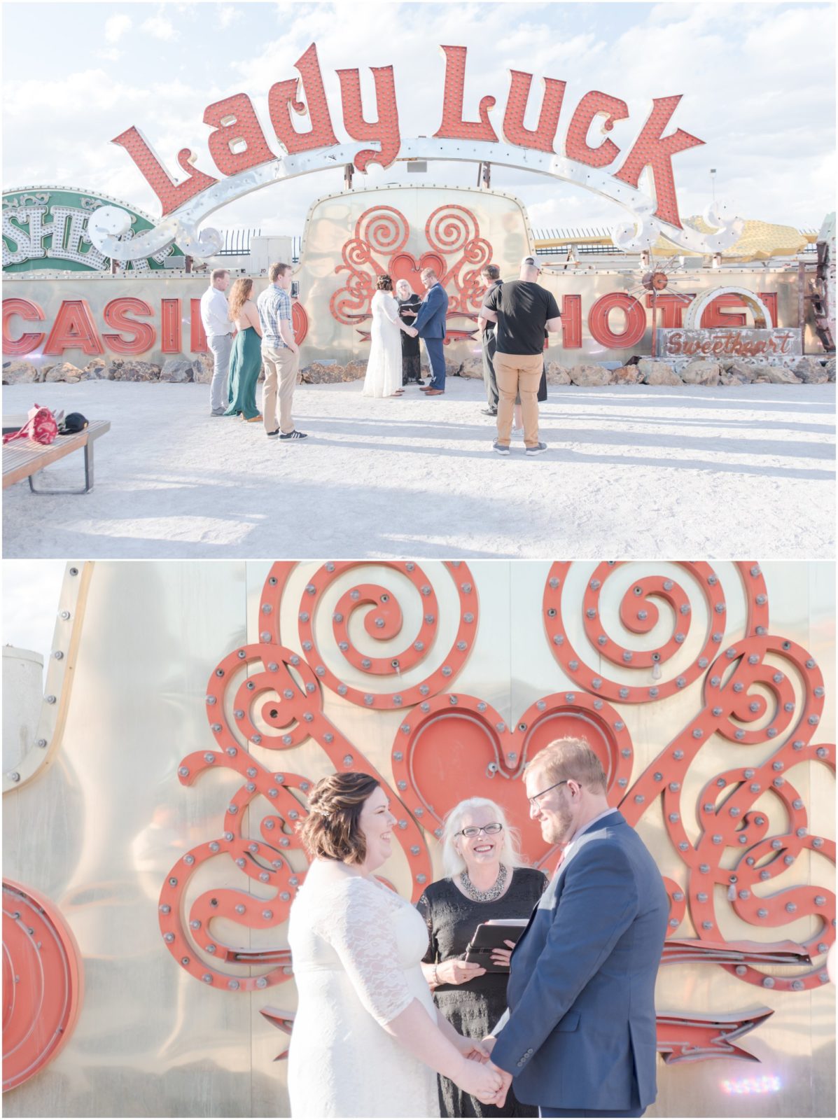 Hannah + Tucker At The Neon Museum - karissaruss.co
