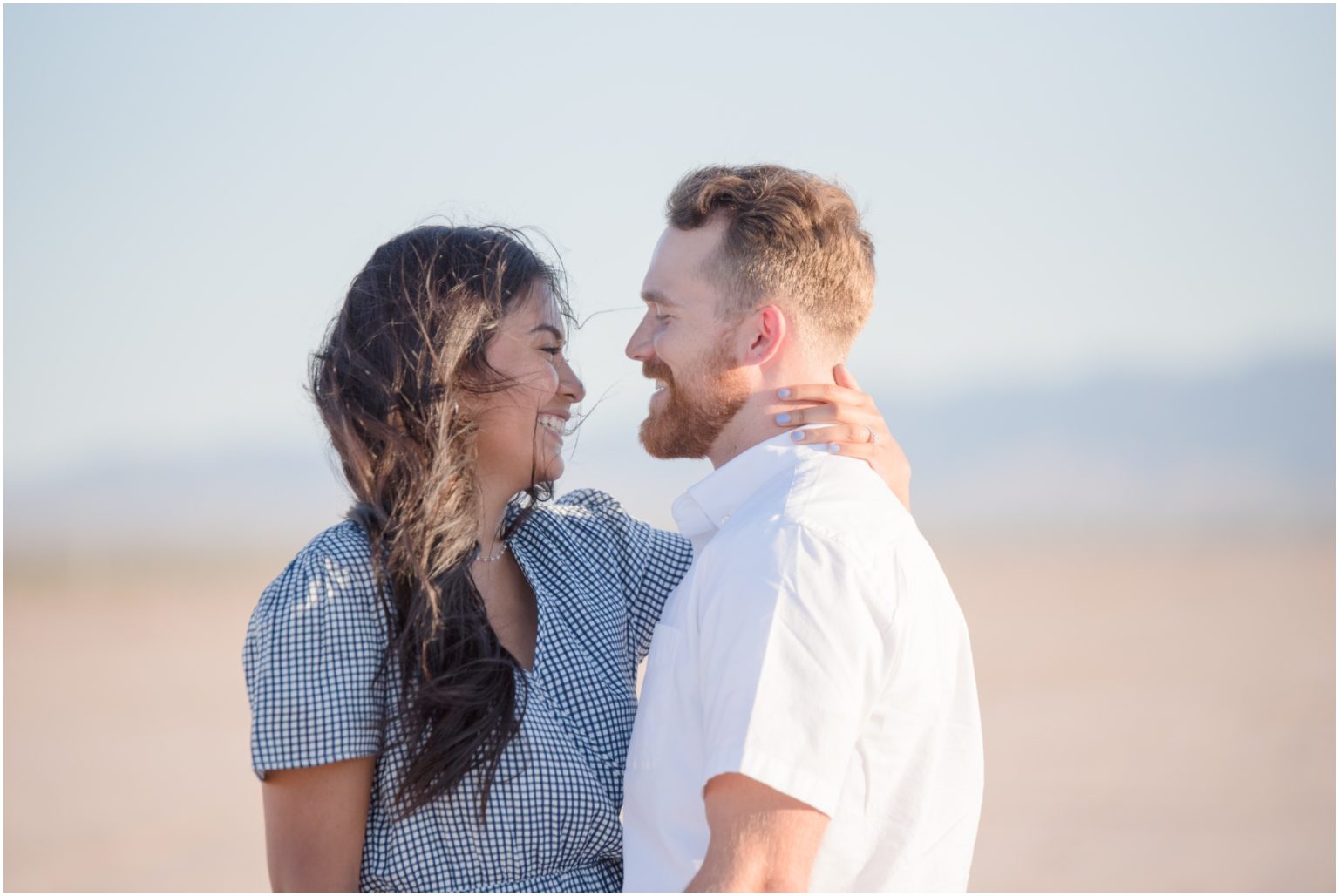 Genesis + Britton Madjestic Engagement at The Dry Lake Bed Las VEgas