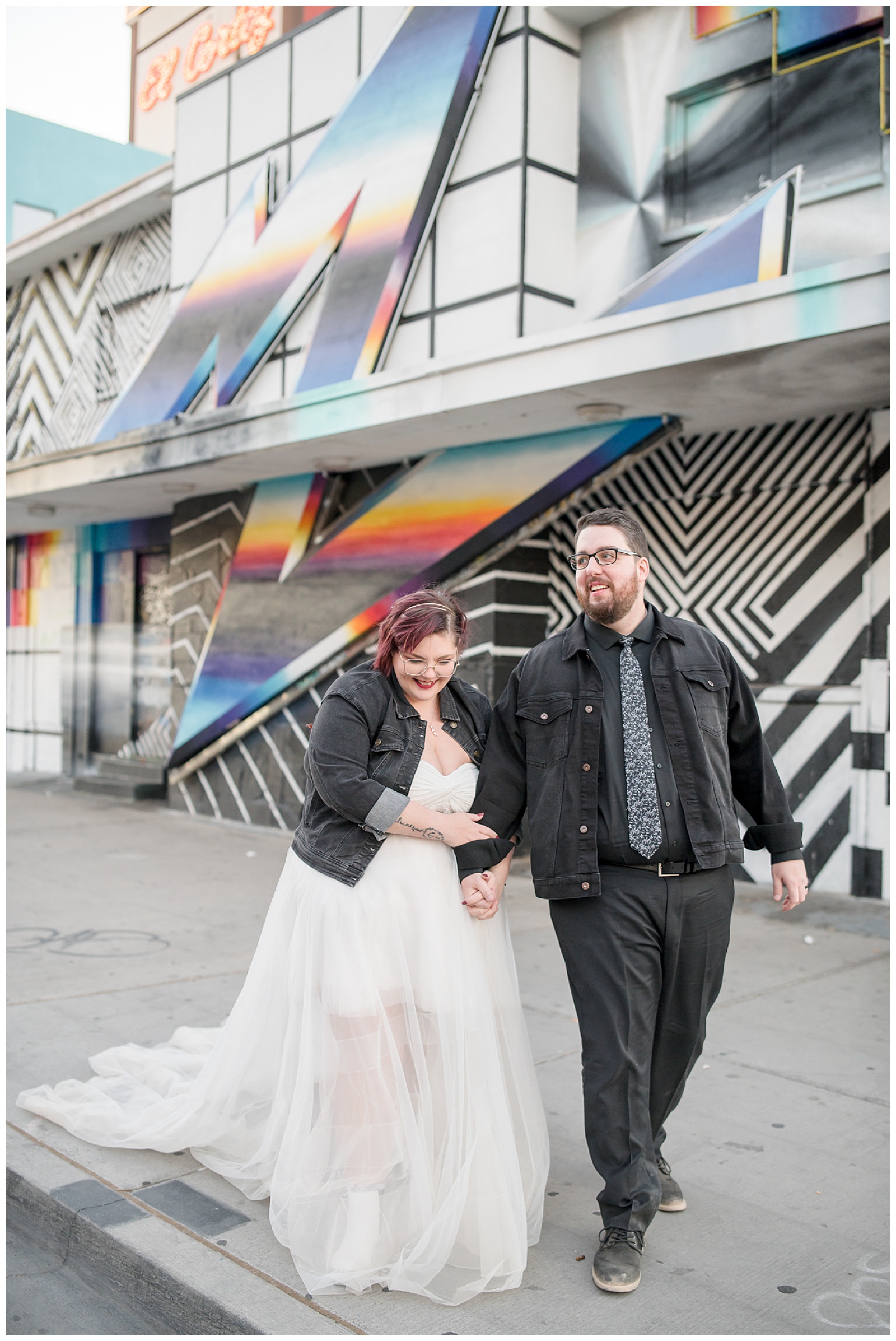 Aimee + Connor Elopement at Seven Magic Mountains - karissaruss.co